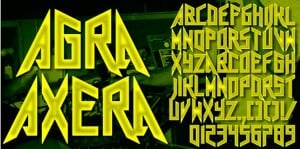 The Fonts that Rock: Collection of 44 Astonishing Free Rock Band Fonts