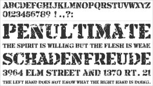 The Fonts that Rock: Collection of 44 Astonishing Free Rock Band Fonts