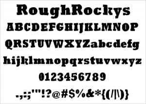 The Fonts that Rock: Collection of 44 Astonishing Free Rock Band Fonts