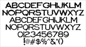 The Fonts that Rock: Collection of 44 Astonishing Free Rock Band Fonts