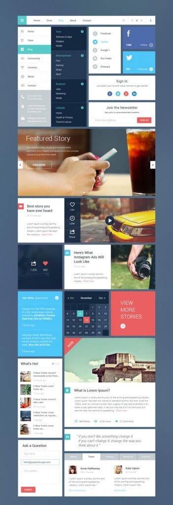 41 Free Metro-Style UI Kits that Improve User Experience