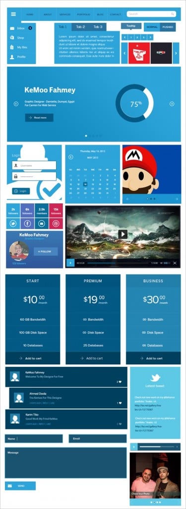 41 Free Metro-Style UI Kits that Improve User Experience