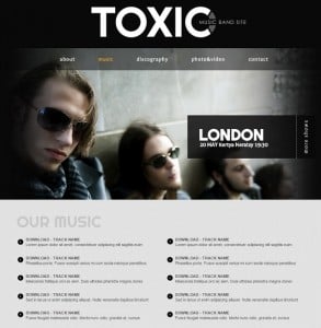 Music Band Website Templates that Will Rock You