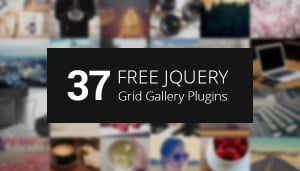 37 Free jQuery Grid Gallery Plugins for Your Designs